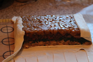 Vegan Layered Holiday Loaf in Puff Pastry | My Source Life